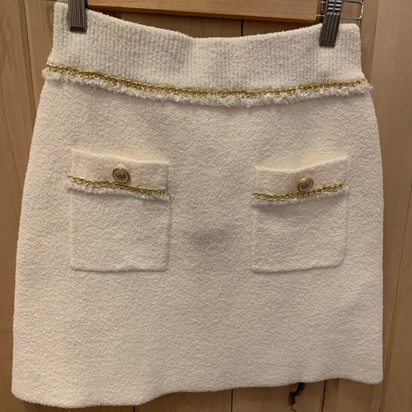 Maje | Skirts | Maje Skirt With Golden Details | Poshmark